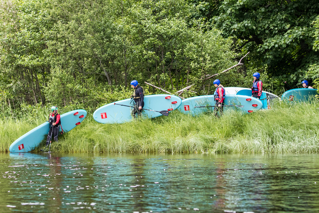 River Paddle Boarding SUP in Aviemore