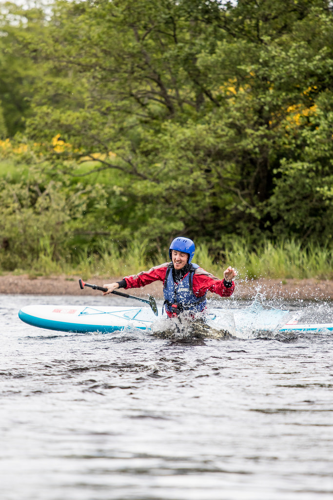 River Paddle Boarding SUP in Aviemore