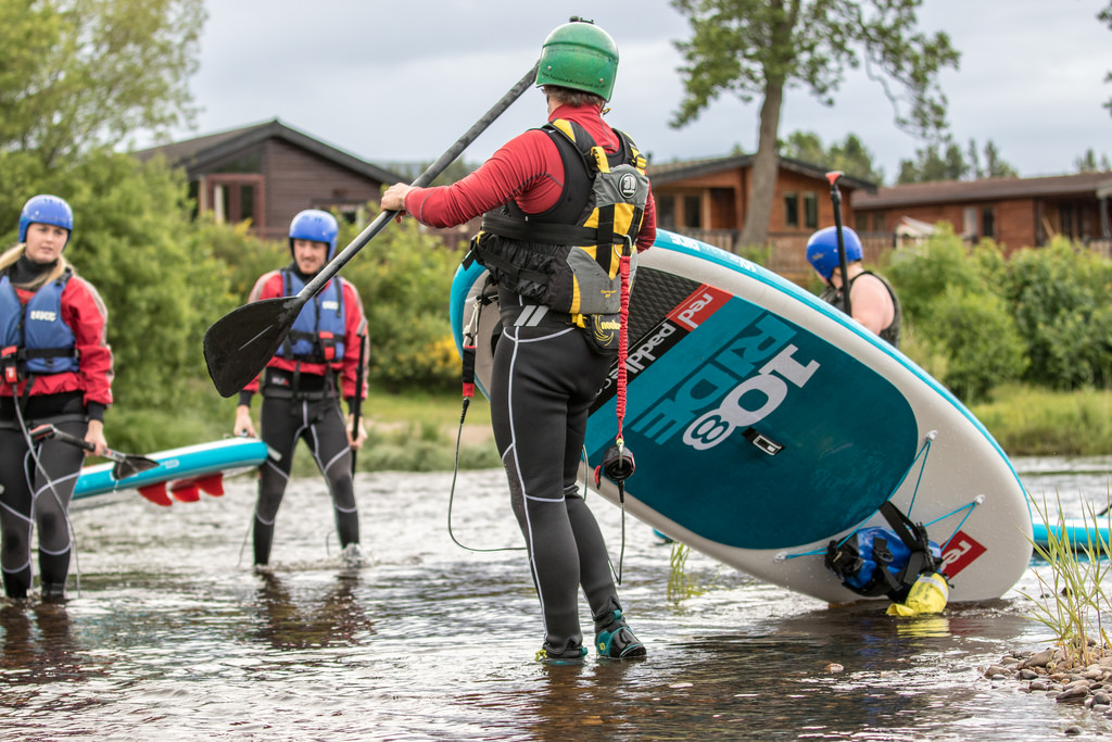 River Paddle Boarding SUP in Aviemore