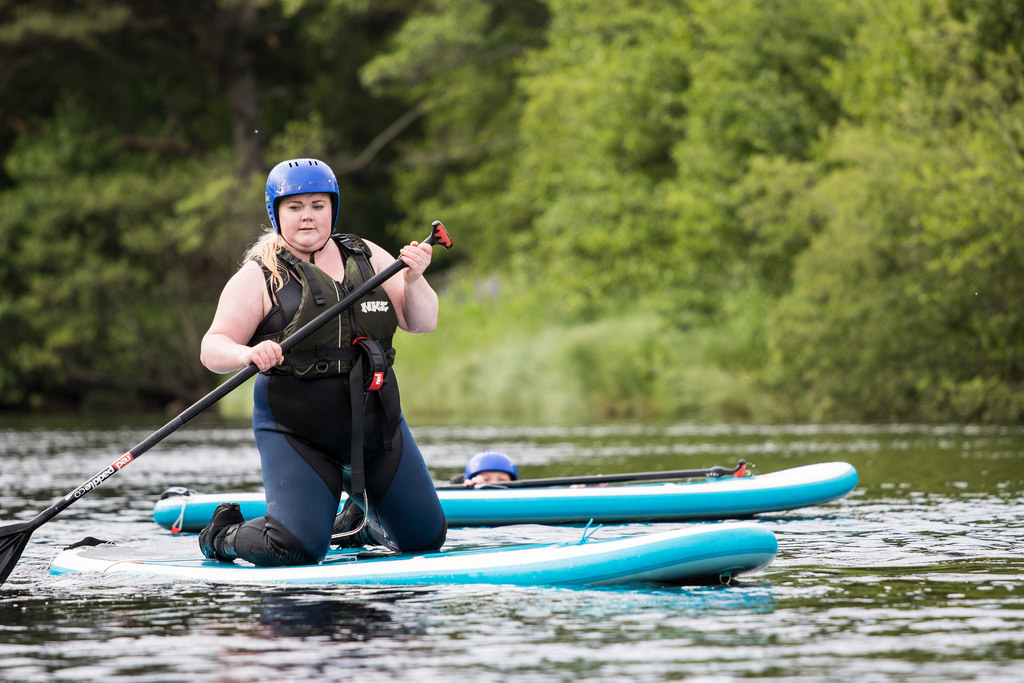 River Paddle Boarding SUP in Aviemore
